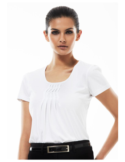 Biz Collection Deco Pleat Top - Promotrenz