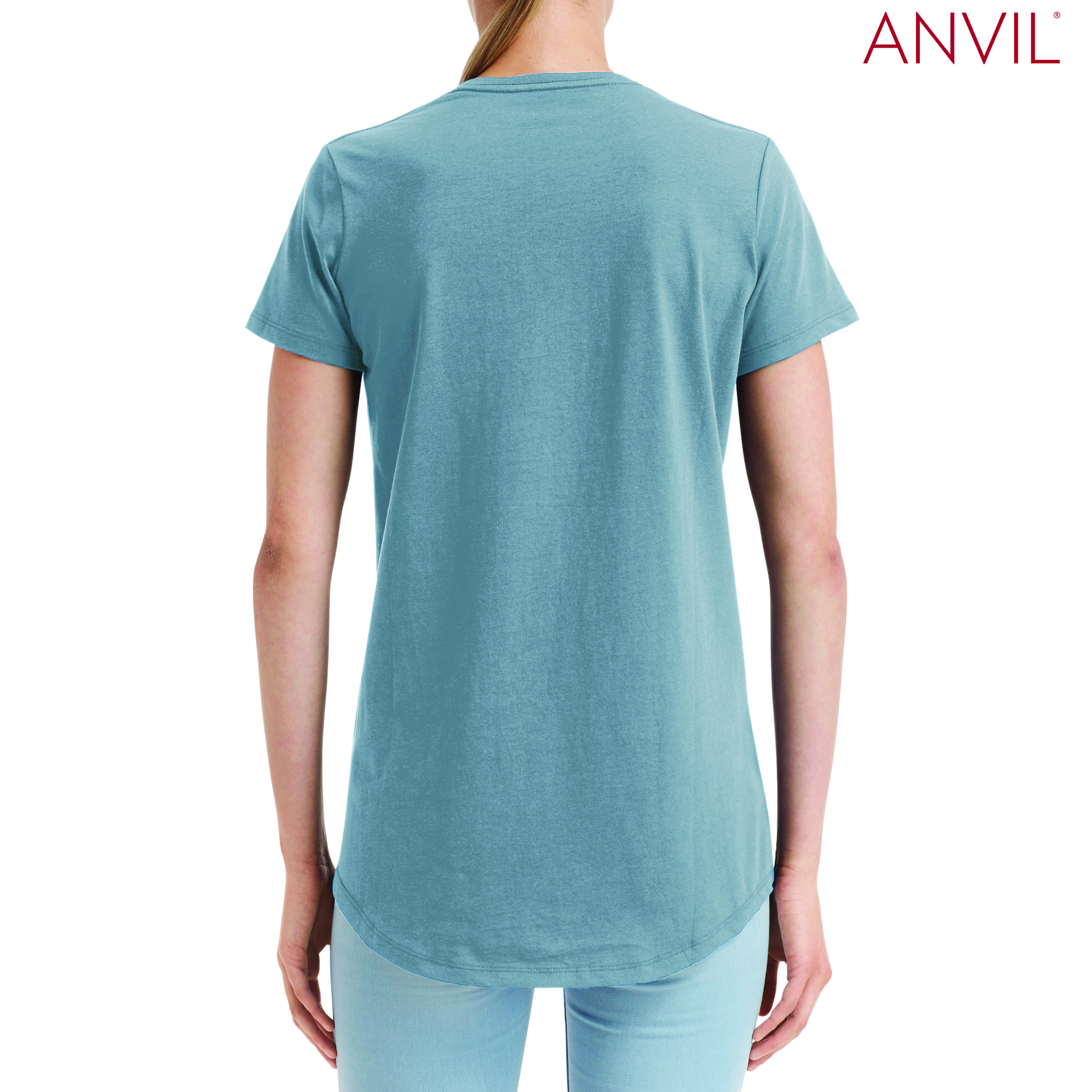 Anvil Womens Black Tee - Promotrenz