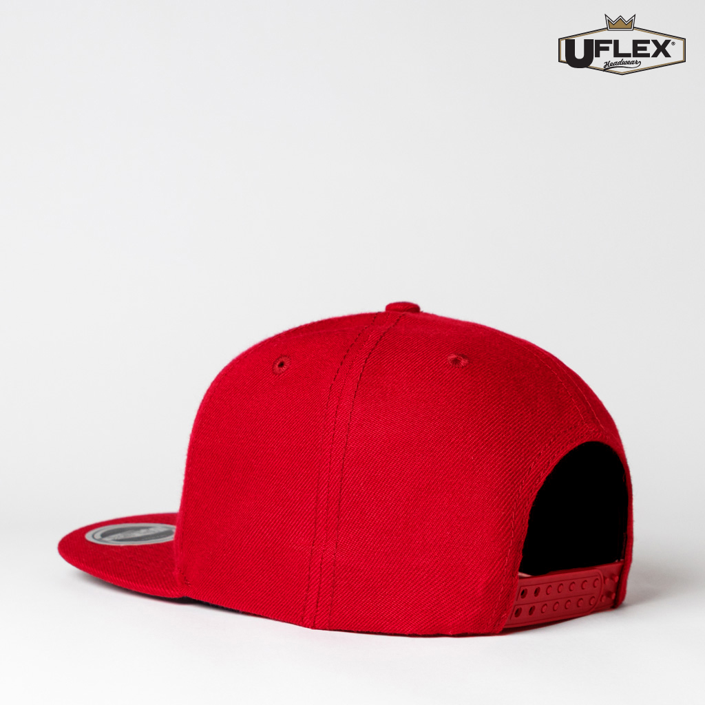 UFlex Youth Snap Back 6 Flat Peak Cap - Promotrenz