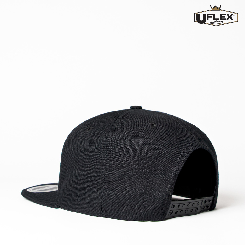 UFlex Youth Snap Back 6 Flat Peak Cap - Promotrenz
