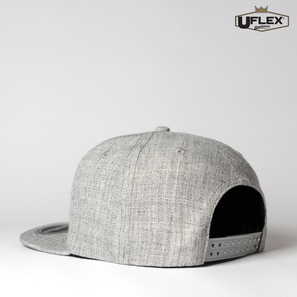 UFlex Youth Snap Back 6 Flat Peak Cap - Promotrenz