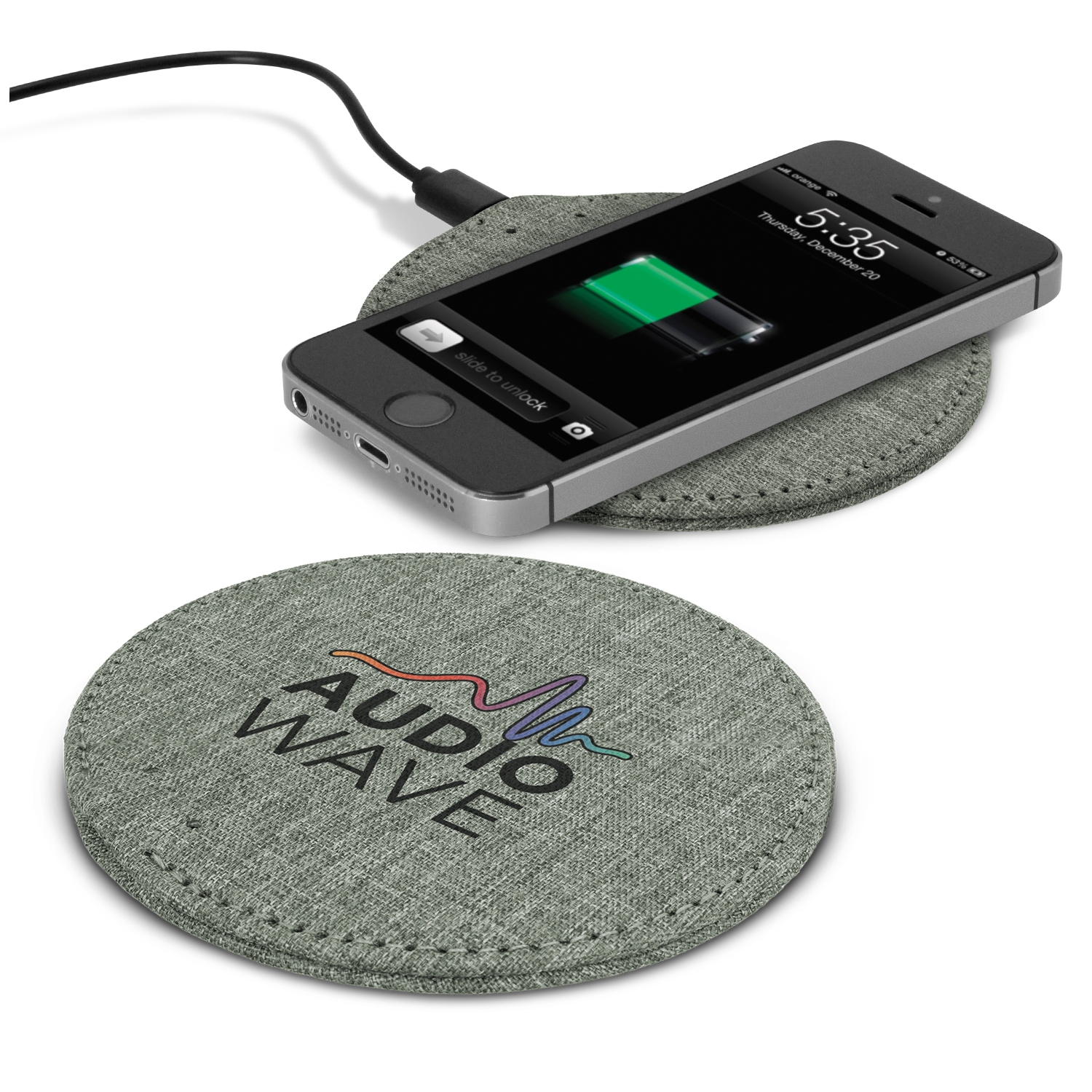 Trends Collection Hadron Wireless Charger - Fabric - Promotrenz