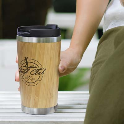 TRENDS Bamboo Double Wall Cup - Promotrenz
