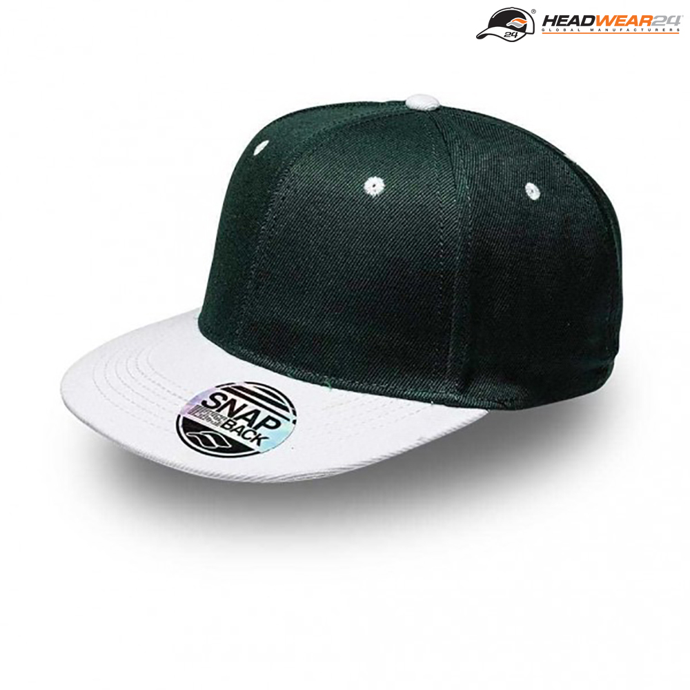 Headwear24 2 Tone Snapback Flat Peak Cap - Promotrenz