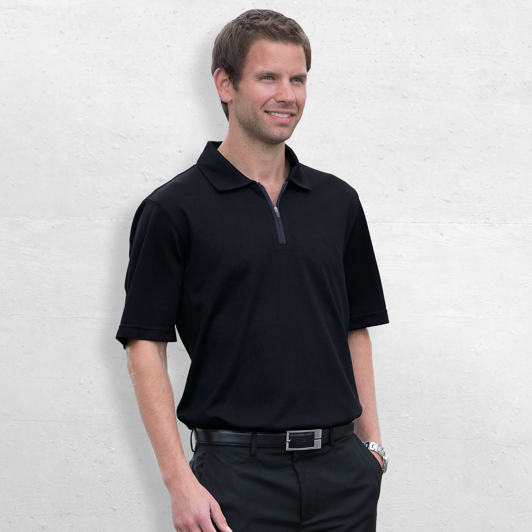 The Catalogue Dri Gear Trimmed Polo - Promotrenz