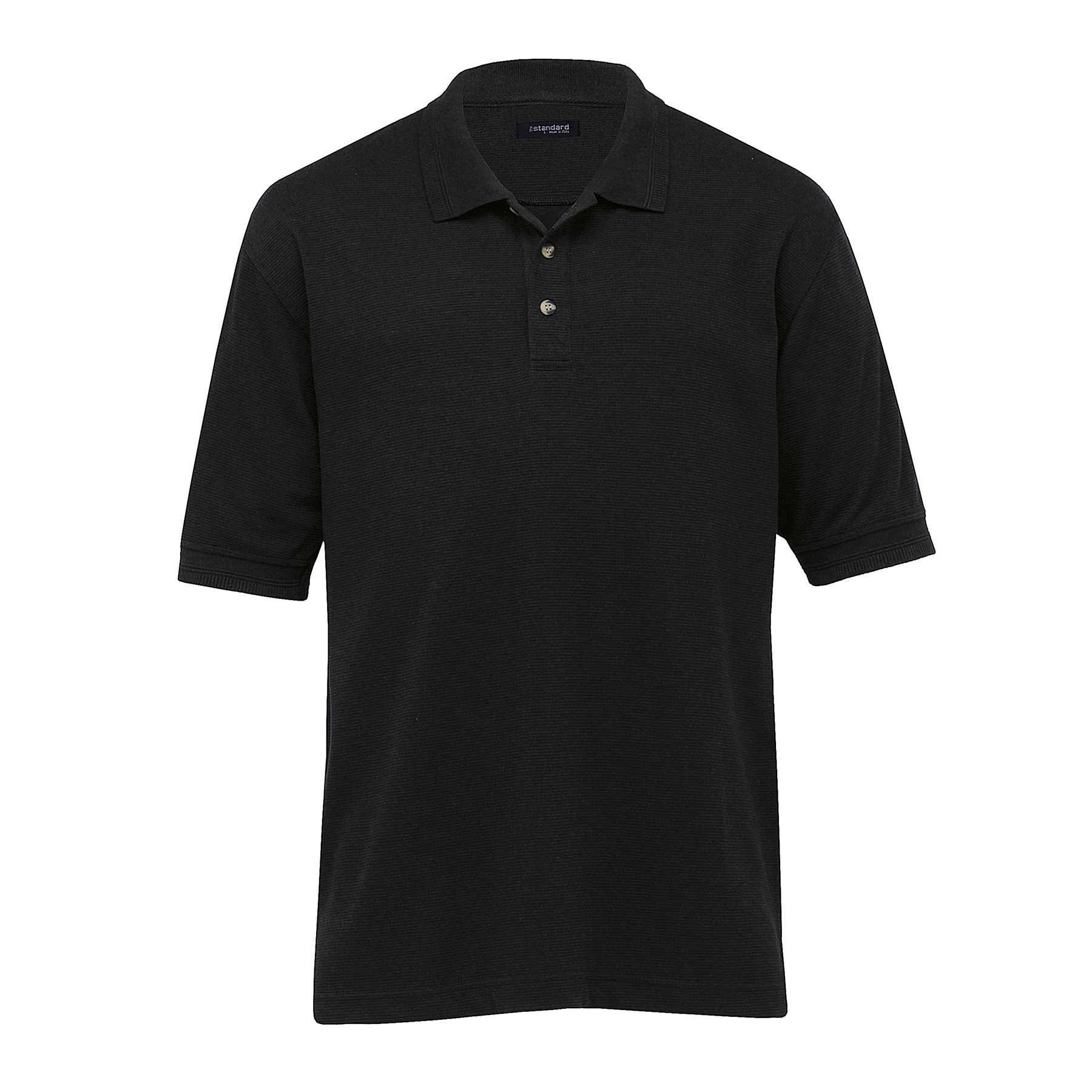 The Catalogue Mens Jacquard Ottoman Balmoral Polo - Promotrenz
